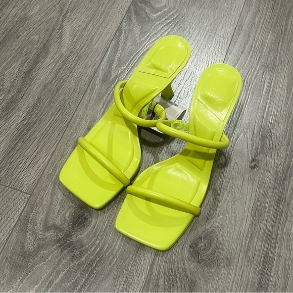 Mango | Shoes | Mango Strappy Square Toed Heeled Sandals | Poshmark
